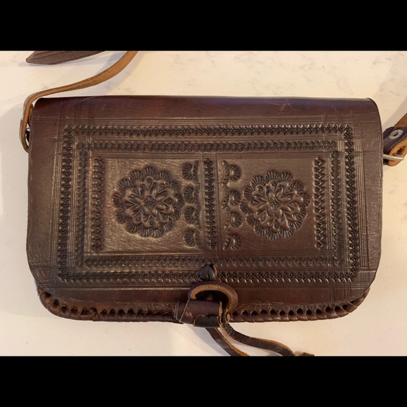 Hand Crafted | Bags | Handmade Spanish Leather Crossbody Purse | Poshmark